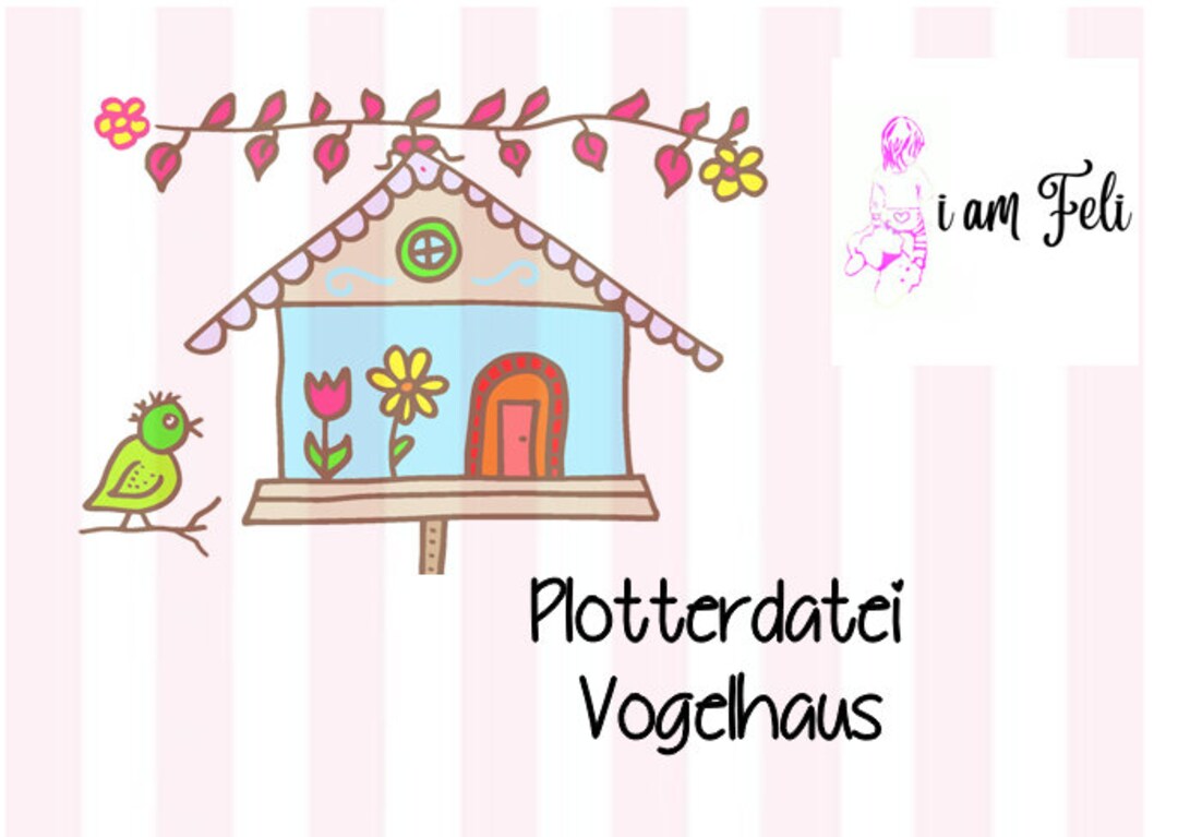 Datei Plotterdatei Vogelhaus - Etsy