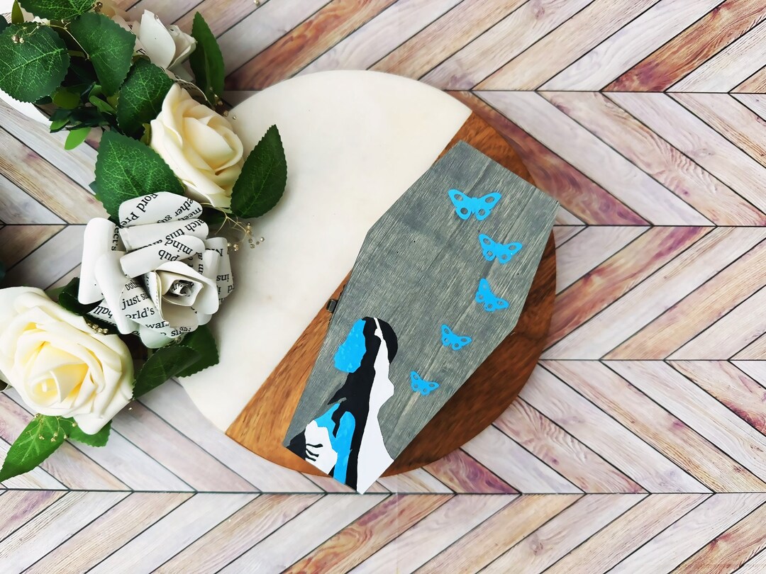 A Corpse Bride Wooden Proposal Box Engagement Ring Box - Etsy