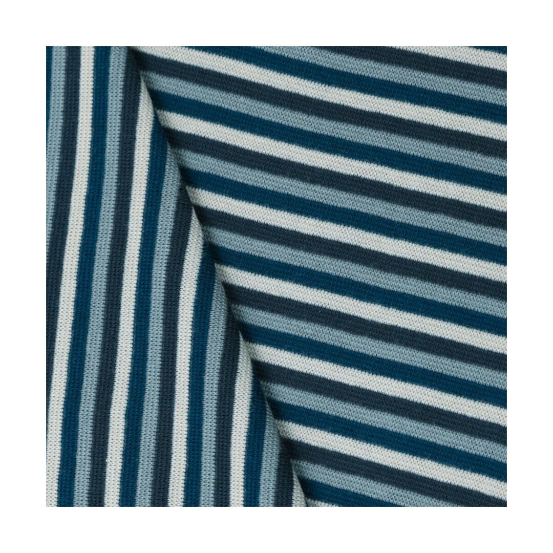 CUFFS Stripes Striped Cuffs Blue Gray Stretch 50 Cm Tubular Fabric - Etsy