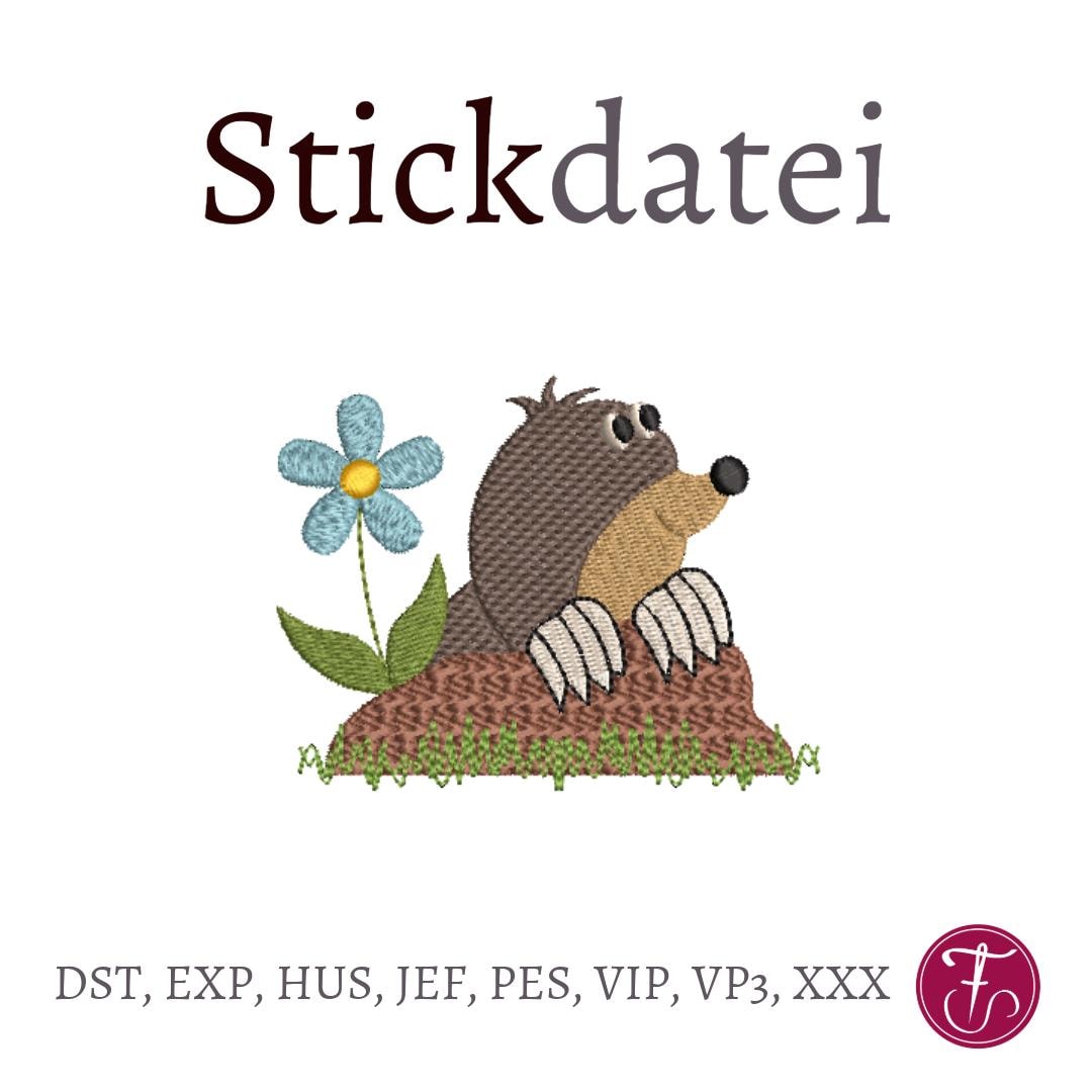 Embroidery File Mole Full Stitch - Etsy