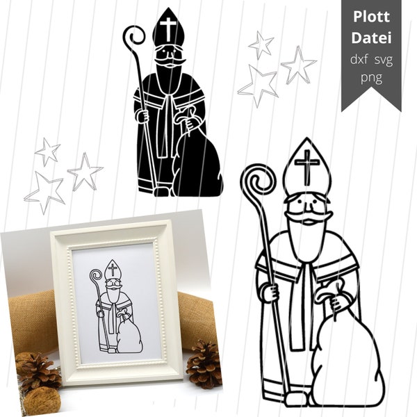 St. Nicholas Clip Art - Etsy