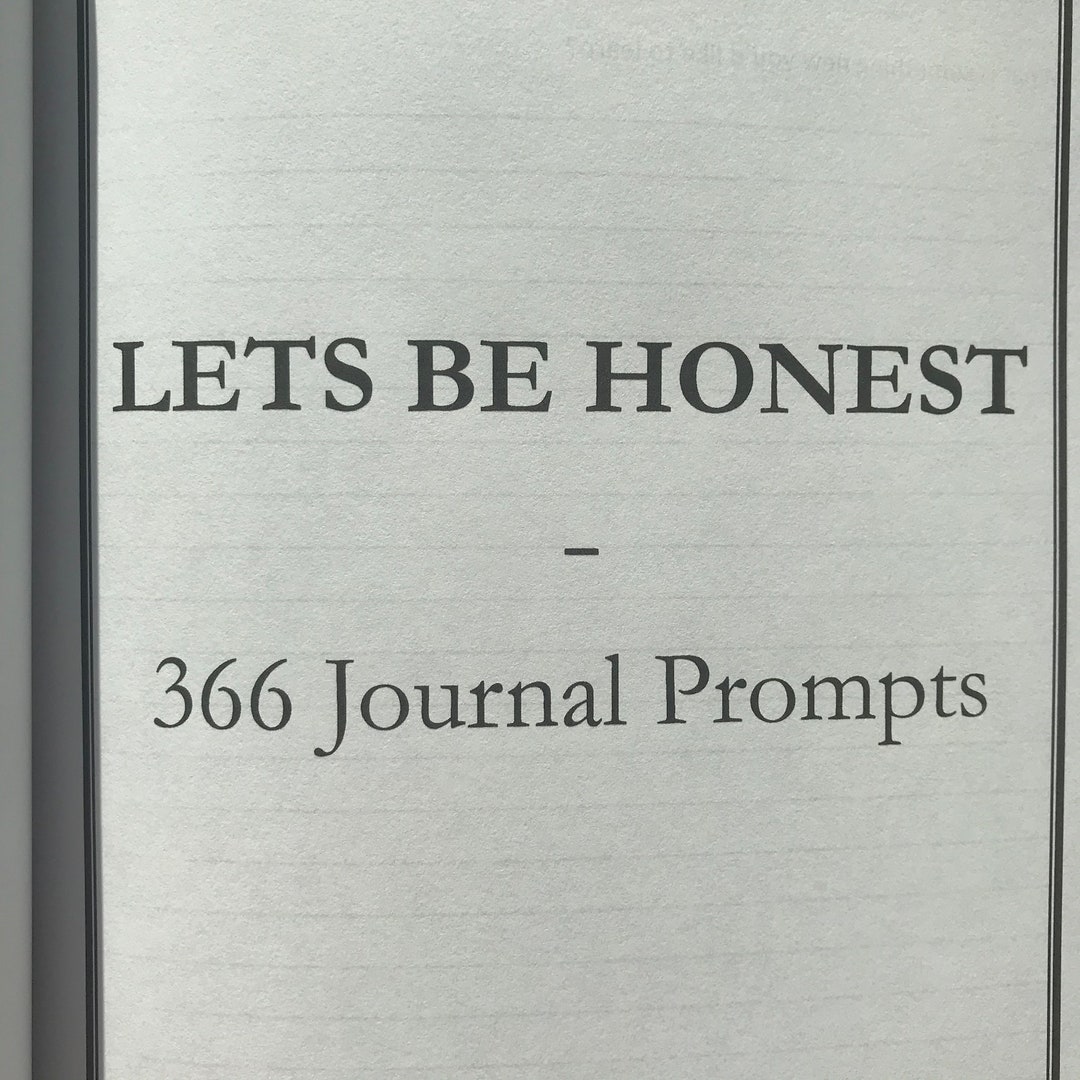 Let’s Be Honest Journal - Etsy