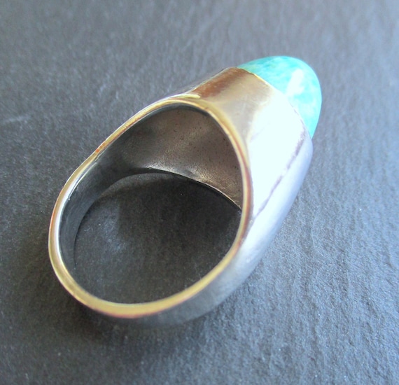 Ring UNI David Andersen Norway 925 Sterling Silver Am… - Gem