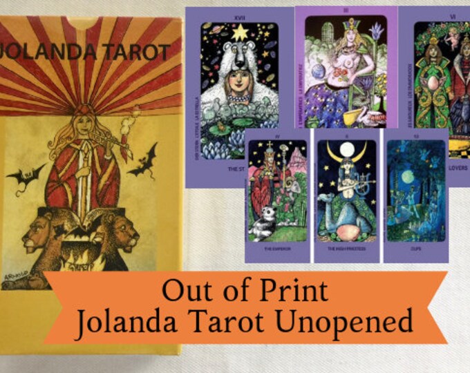 Jolanda Tarot Deck AGM Out of Print Tarot Cards Fortune Telling ...