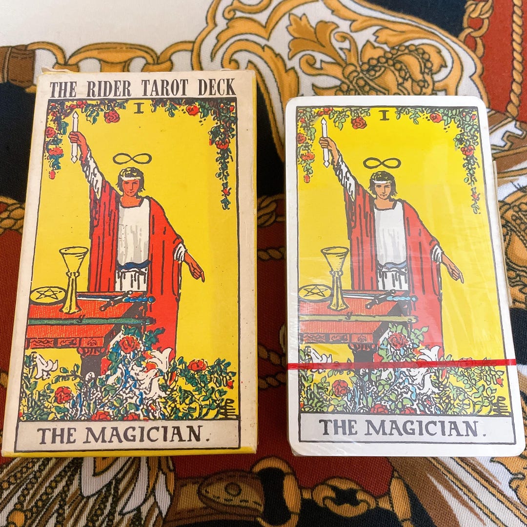 Vintage Rider Waite Tarot Deck Rare Find Out of Print Muller & Cie ...