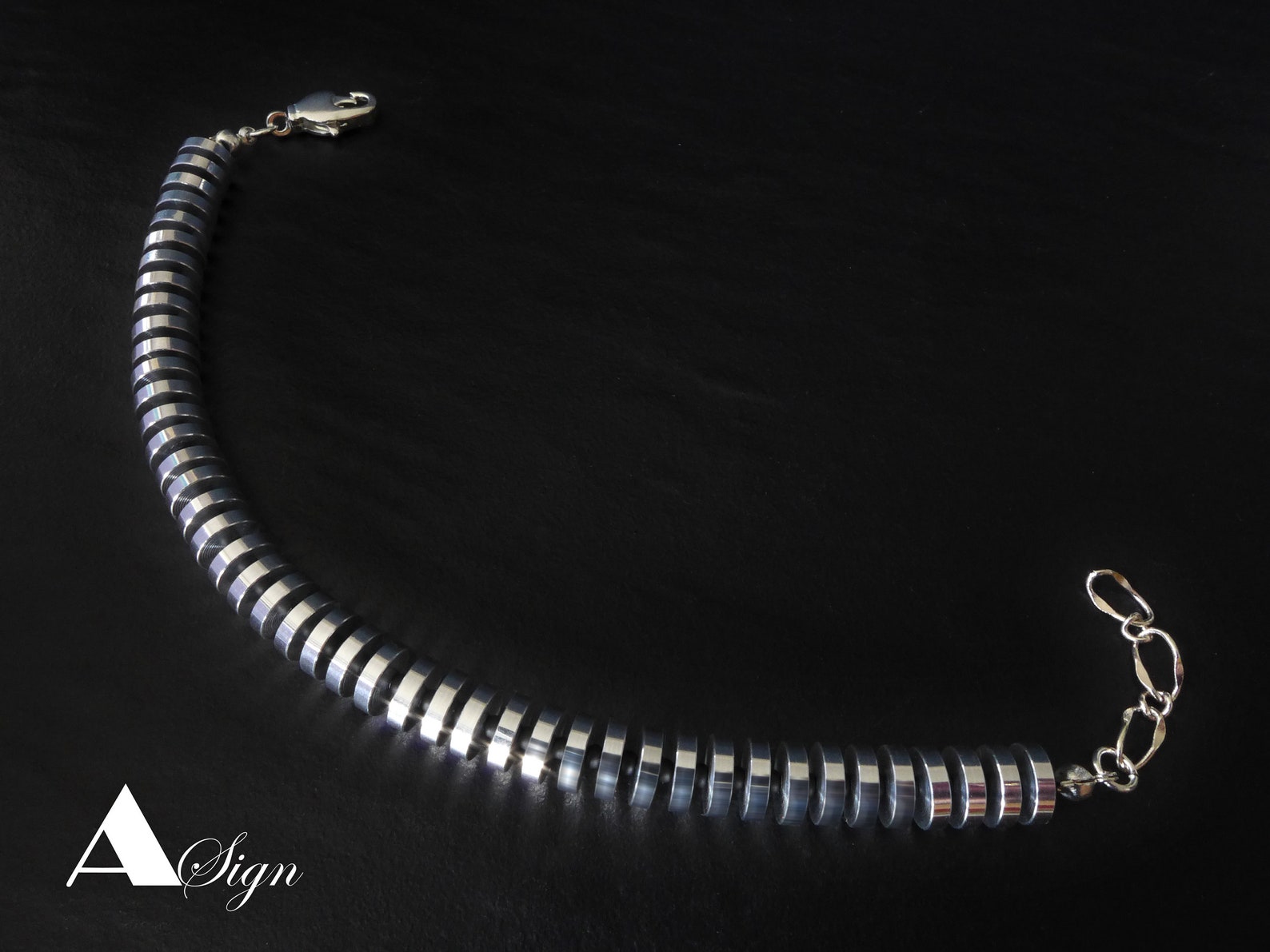 A Sign Shine Aluminium & Crystal Glass Bracelet Carabiner - Etsy