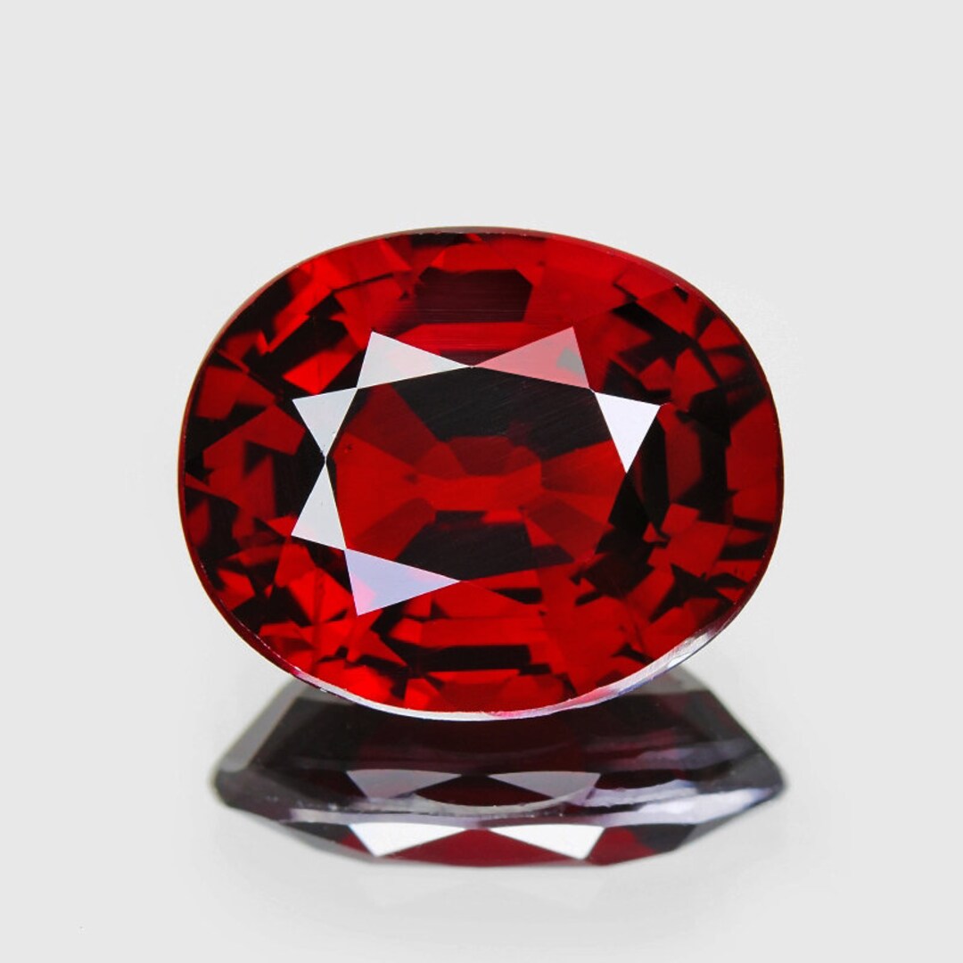 Coke Red Spessartite Garnet Oval Cut Garnet Natural Spessartite Garnet ...