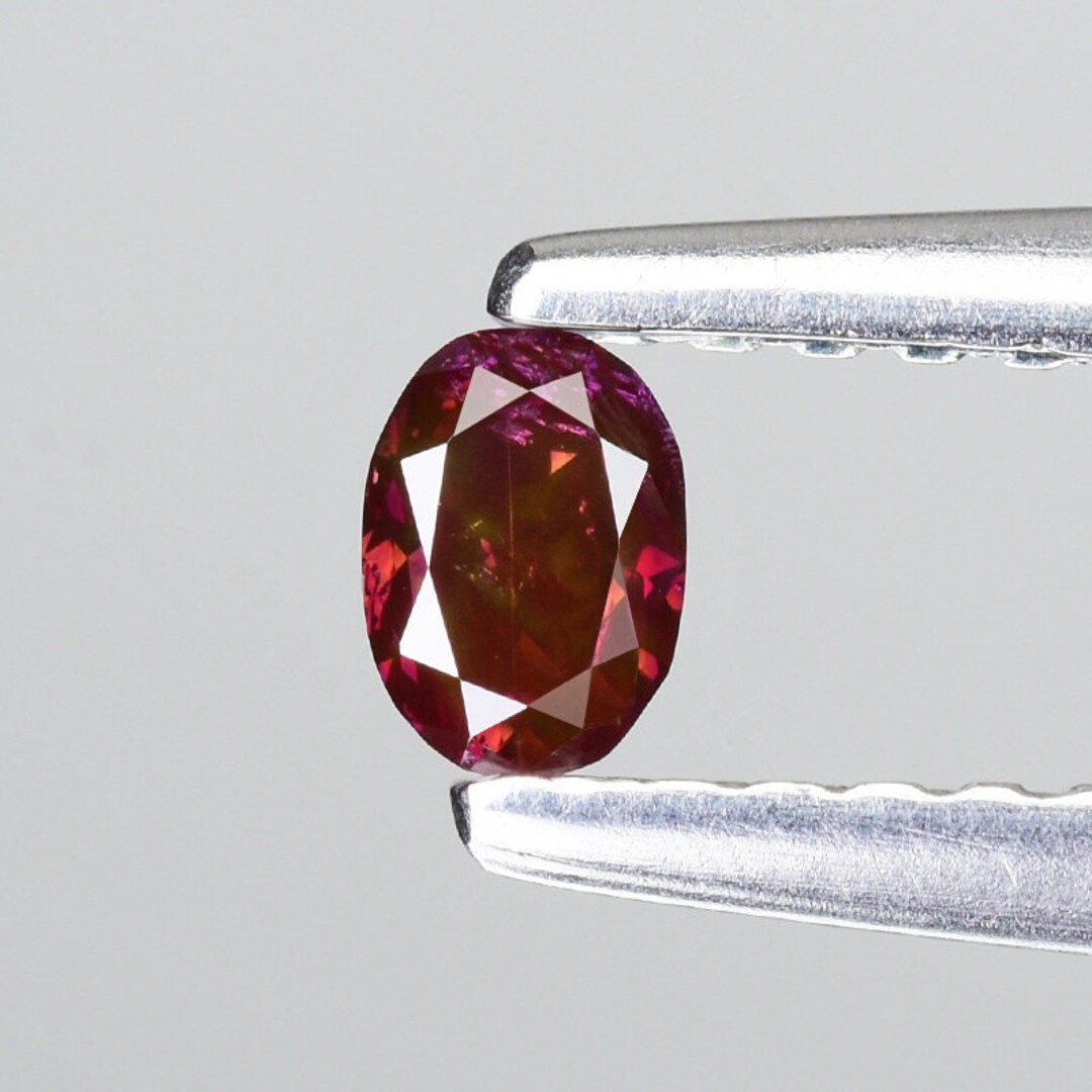 Purple Pink Diamond Oval Cut Diamond Natural Diamond - Etsy