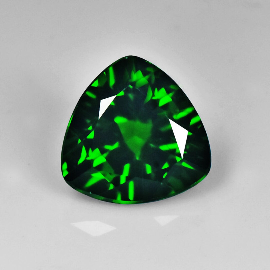 Vivid Green Chrome Diopside Trillion Cut Diopside Natural Diopside 1 ...