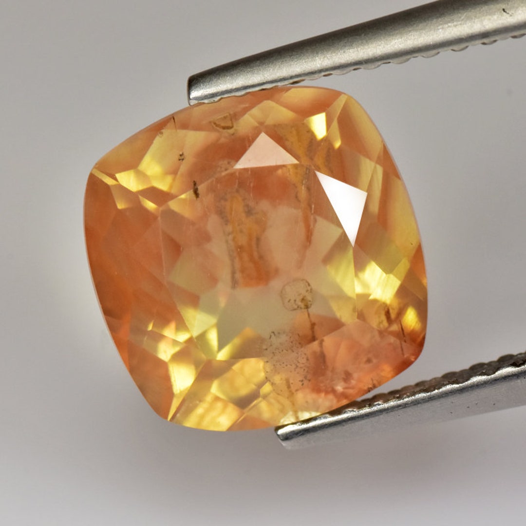 Natural Bi-color Andesine | Cushion Cut | Natural Andesine | Loose ...