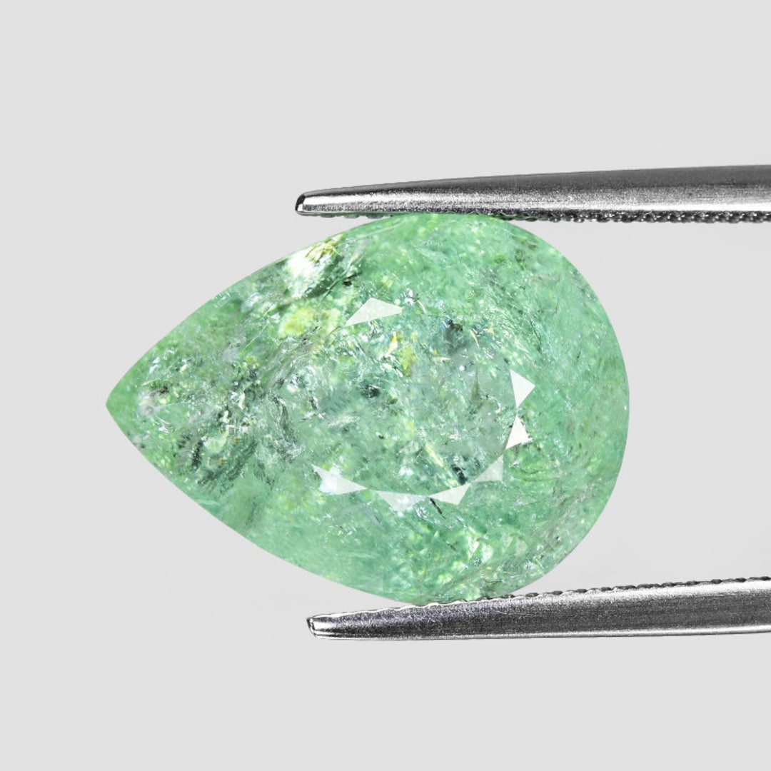Natural Blue Green Paraiba Tourmaline Tourmaline Pear Natural Gemstone ...
