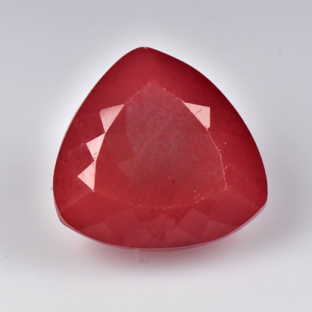 Natural Red Andesine Trillion Cut Natural Andesine Loose Gemstone ...