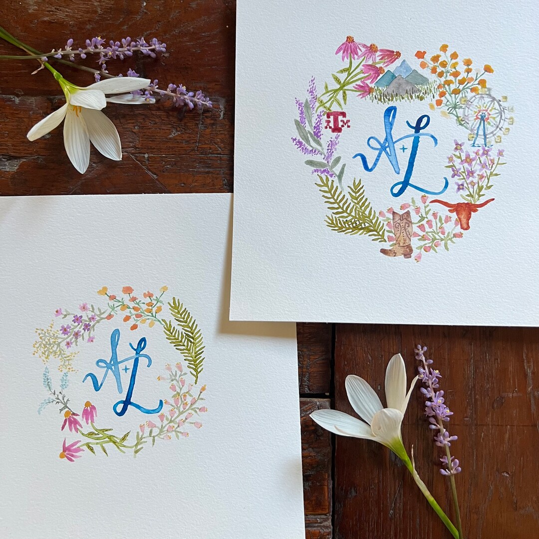 Customizable Couples Crest - Etsy