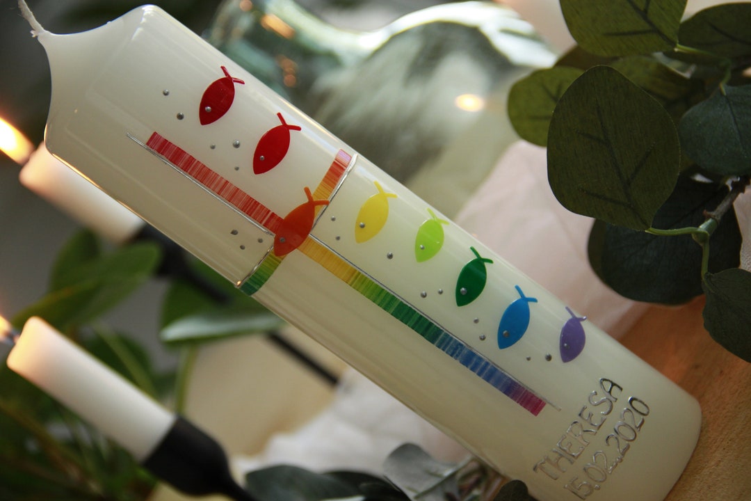 Baptismal Candle Girl, Baptismal Candle Boy, Tree of Life - Etsy