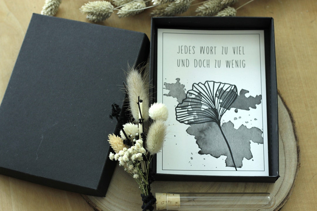 Mourning Box, for Sympathy, Heartfelt Condolences, Mourning Box, in ...