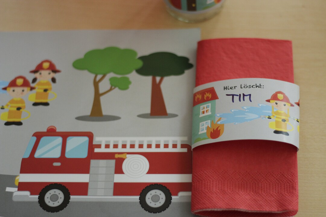 Fire Brigade Box, Fire Brigade Party Box, Birthday Fire Brigade, Fire ...