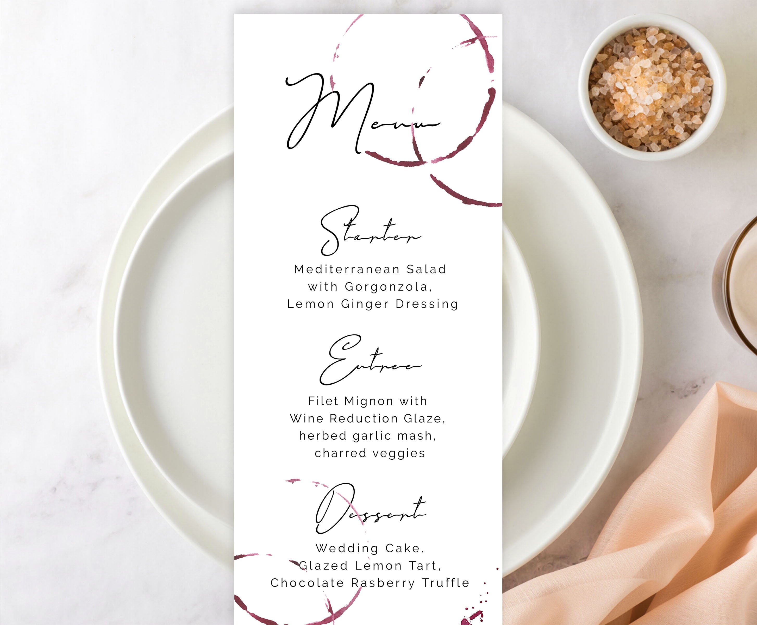 Wedding wine list store