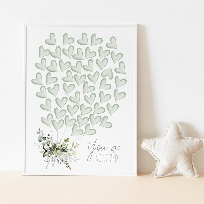 Guest Book Poster - Etsy
