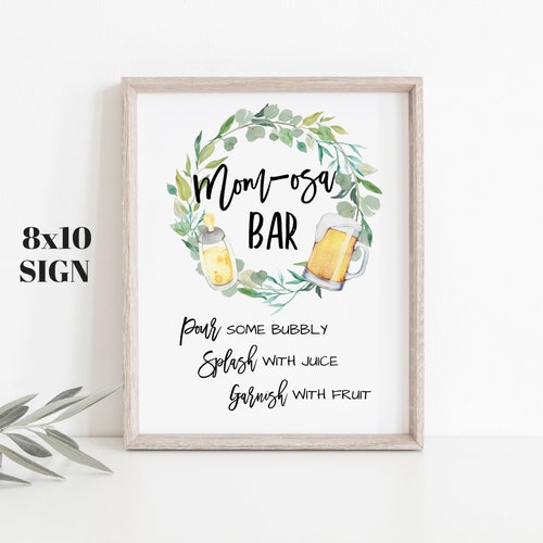 Editable Custom Baby is Brewing Sign Brewing Baby Shower Decor - Etsy