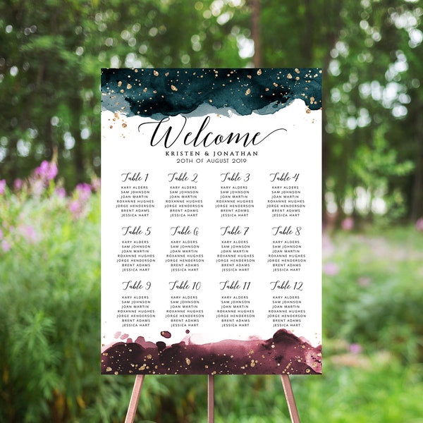 No Seating Plan Sign - Etsy