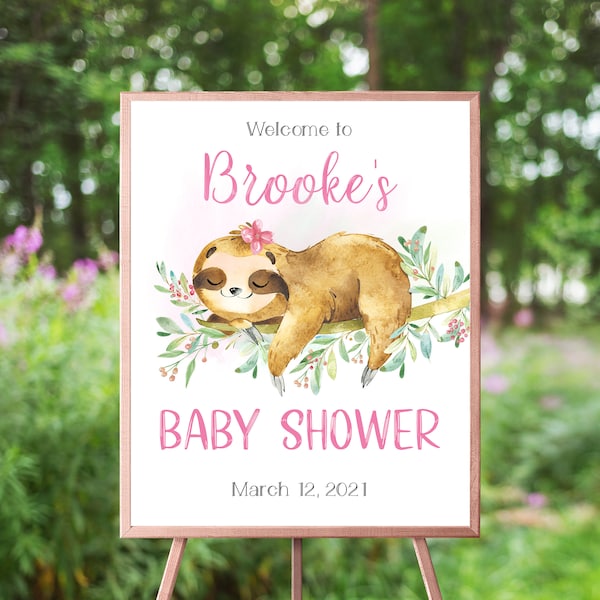 Sloth Baby Shower - Etsy