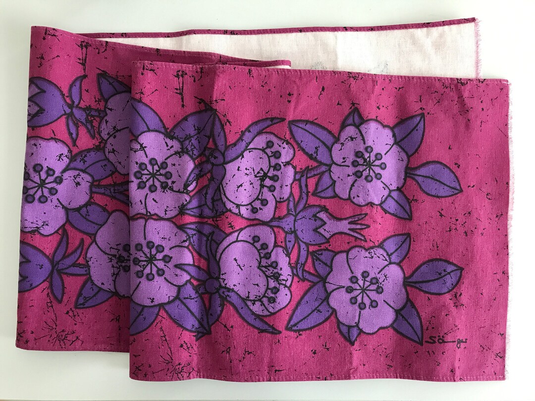 Läufer Tischläufer Traute Sänger Batik Stoffdruck scandi table - Etsy.de