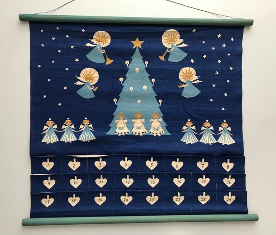 Aase Og Preben Jangaard Engel Advent Calendar Christmas Advent - Etsy