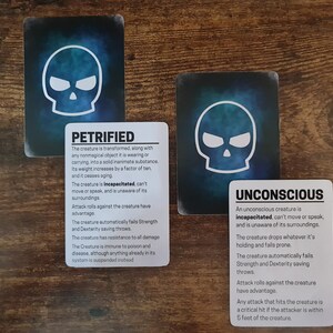 Dnd 5e Conditions Cards - Etsy
