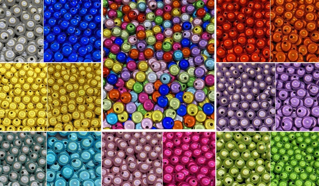 8mm 30St. Miracle Beads Magic Beads Wunderperlen 3D Effekt - Etsy.de