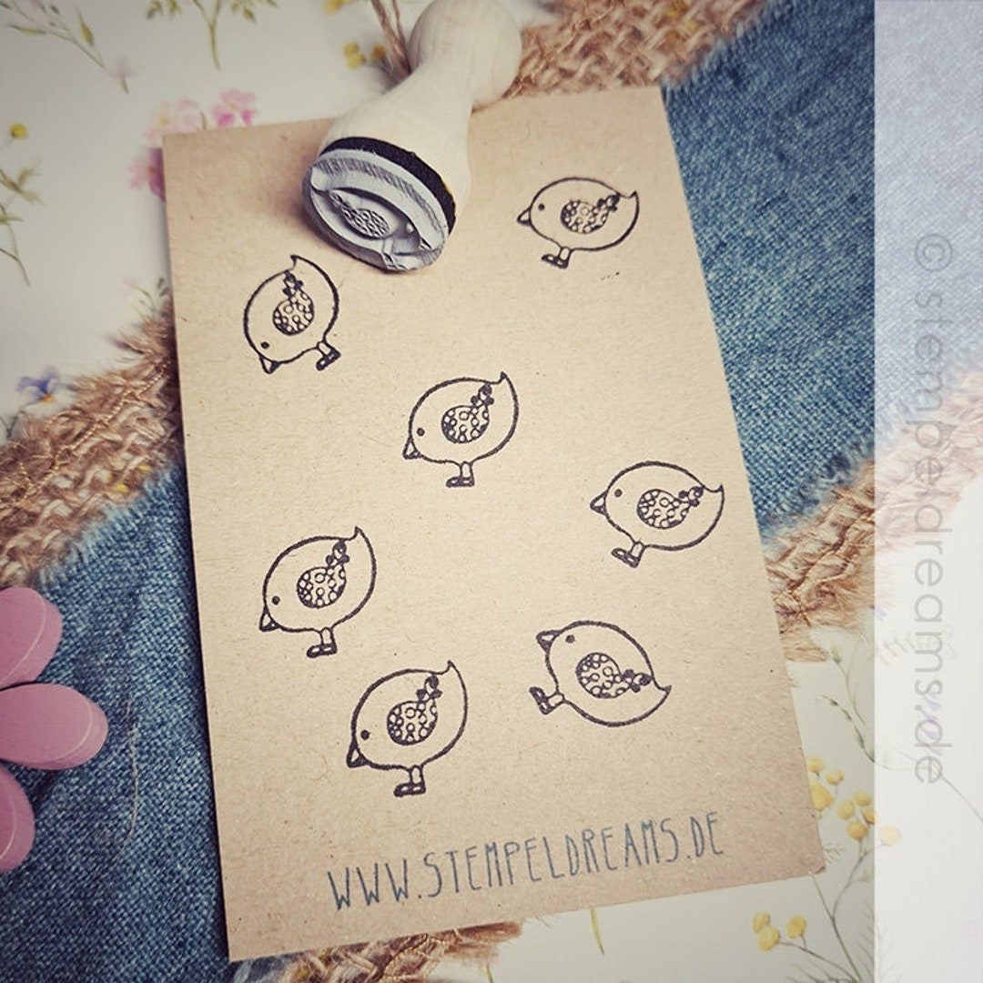Ministempel Küken 1,5 Cm Durchmesser Motiv: 1025 - Etsy
