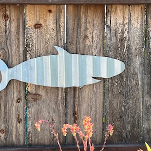Corrugated Shark Wall/fence Art - Etsy