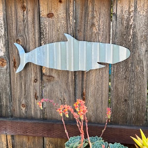 Corrugated Shark Wall/fence Art - Etsy
