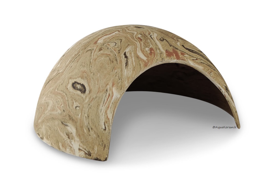 Axolotl Cave Igloo Cave Made of Clay With Large Archway 25 Cm Ø - Etsy