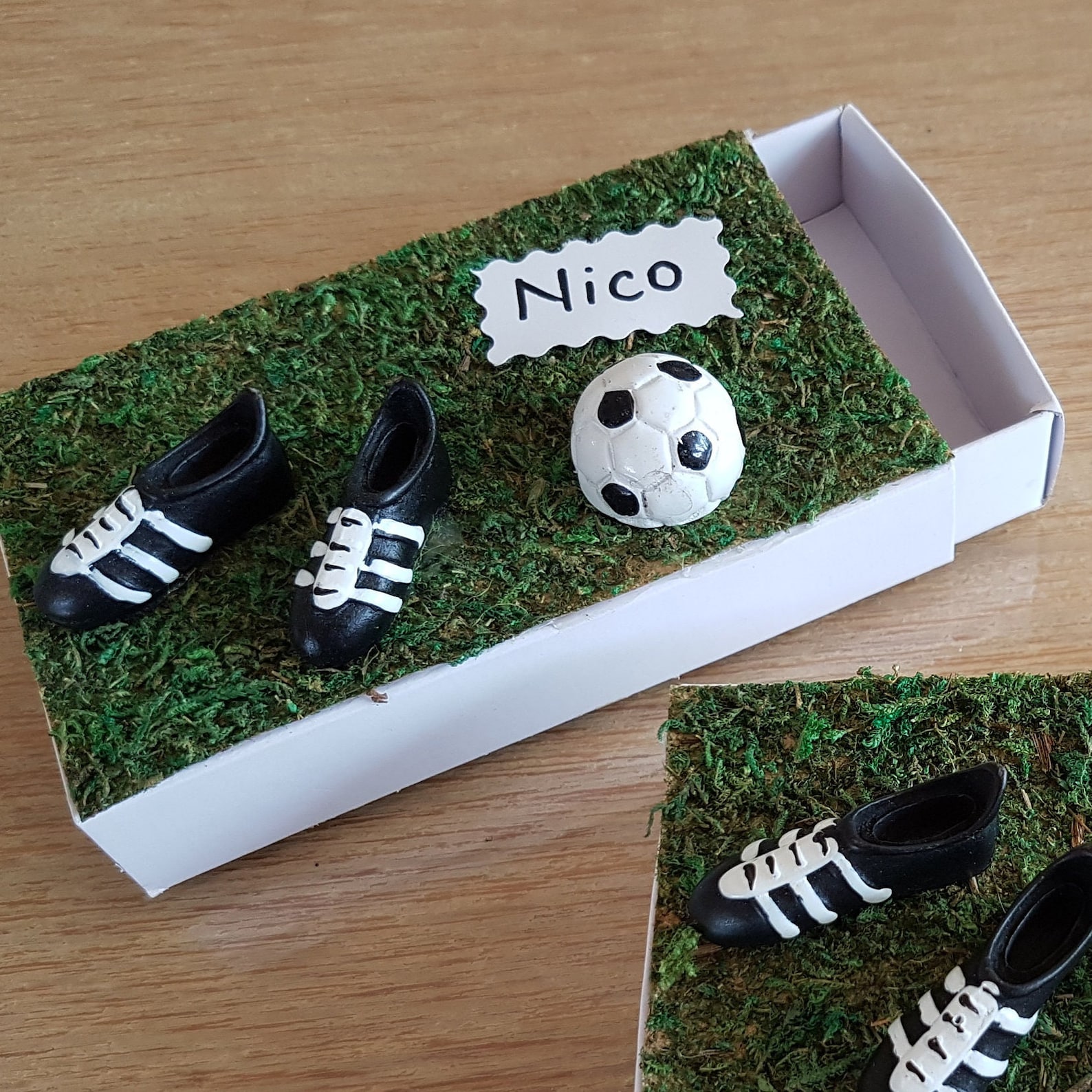Geschenkverpackung Fussball Basteln