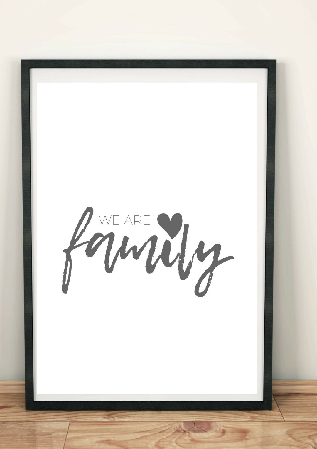 Poster, Kunstdruck, Zitat, Sprüche Poster: We Are Family A4 - Etsy