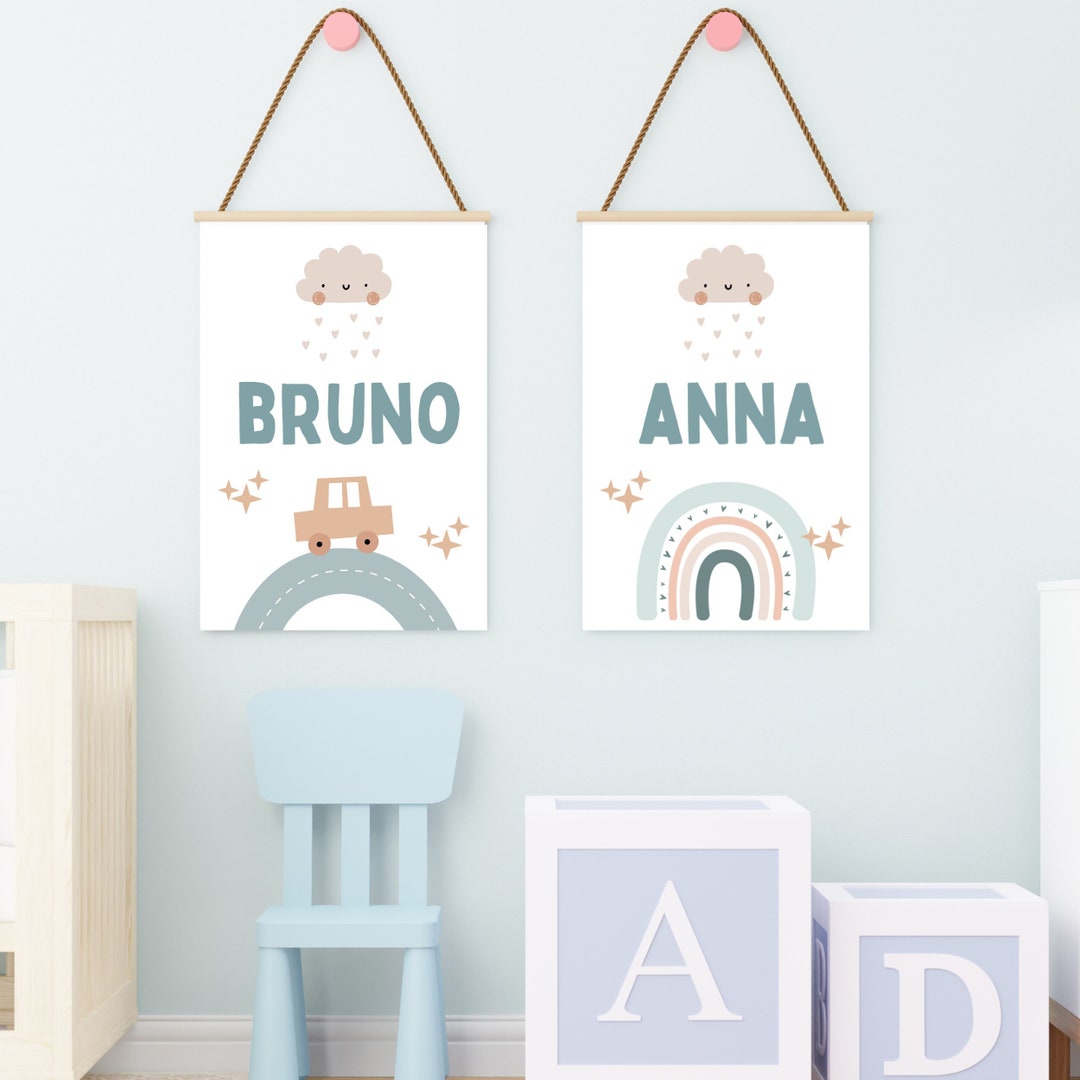 Posters Named Poster Children's Room Posters With Desired Names Poster ...