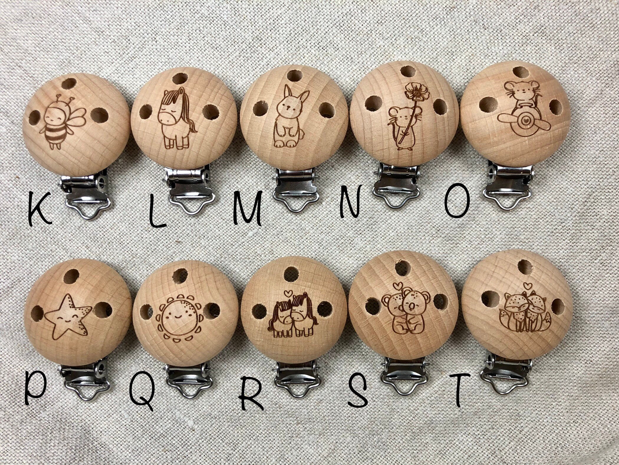 Pacifier Chain Many Colors and Designs Personalized With - Etsy