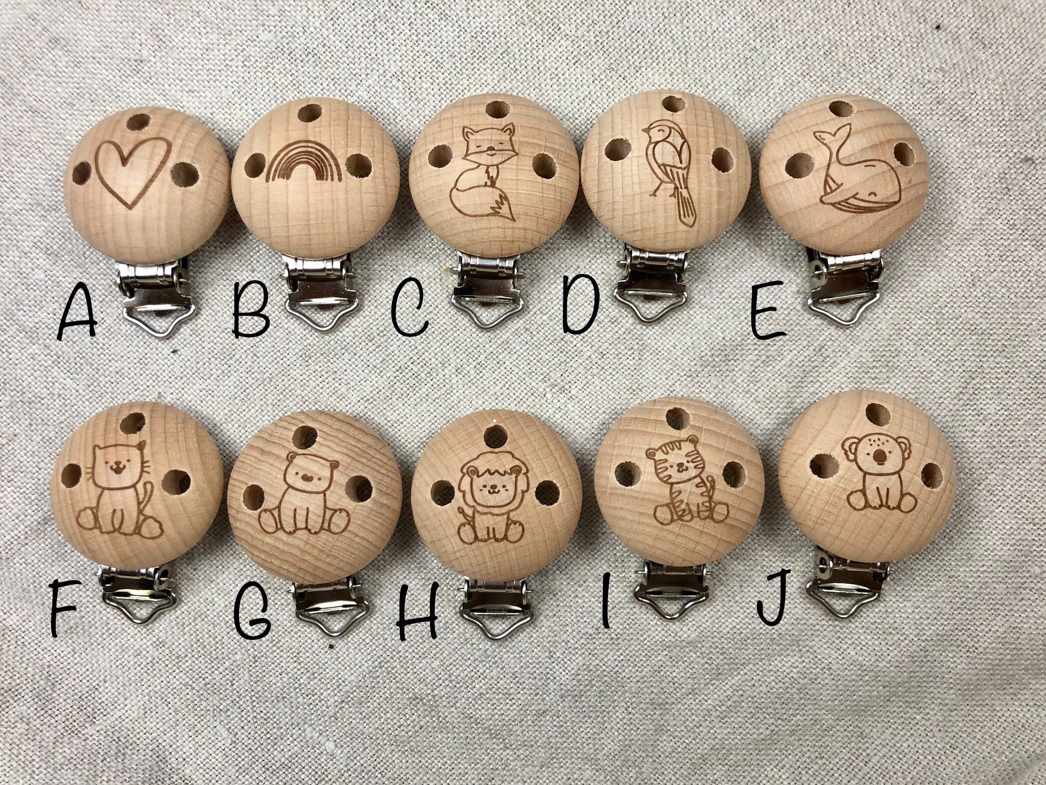 Pacifier Chain Many Colors and Designs Personalized With - Etsy