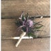 Artificial Wild Rustic Thistle Purple Buttonhole | Etsy UK