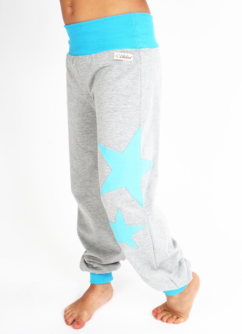 Lilakind Jogging Hose Pumphose Kinder Hose Sterne Freizeithose | Etsy