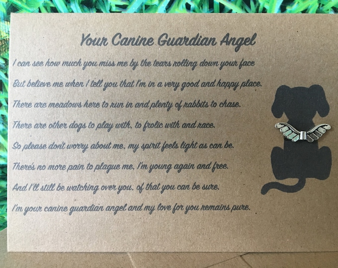 Your Canine Guardian Angel - Etsy