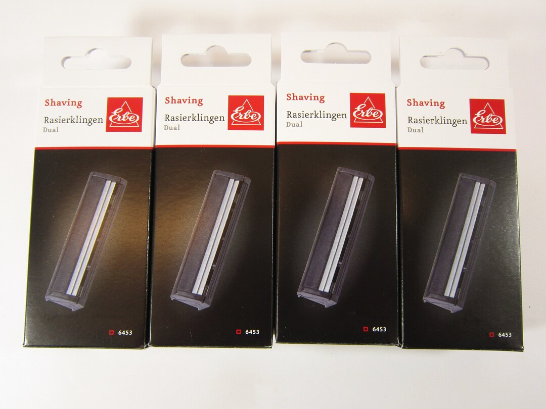 60 Razor Blades, Double Blades, Gillette G2 Compatible, Suitable for ...