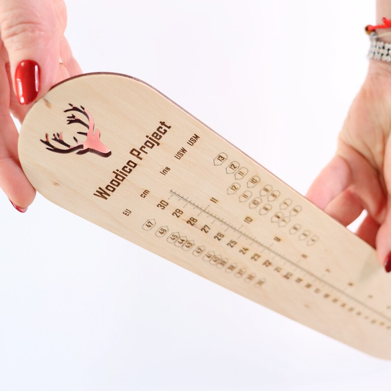 Sock Knitting Ruler Allows to Measure the Foot Length of a - Etsy