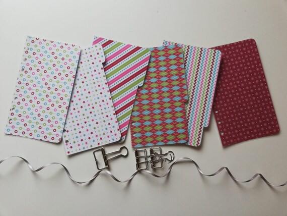 Divider Filofax Pocket-Pink * Register Paper & Party Supplies Calendars ...