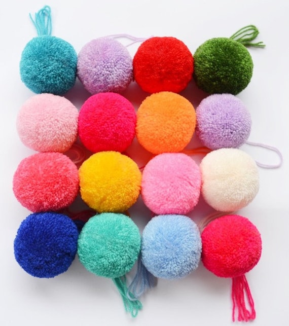 Pompon 5 cm Pompones Pompons Pompom Pompons Colorus | Etsy