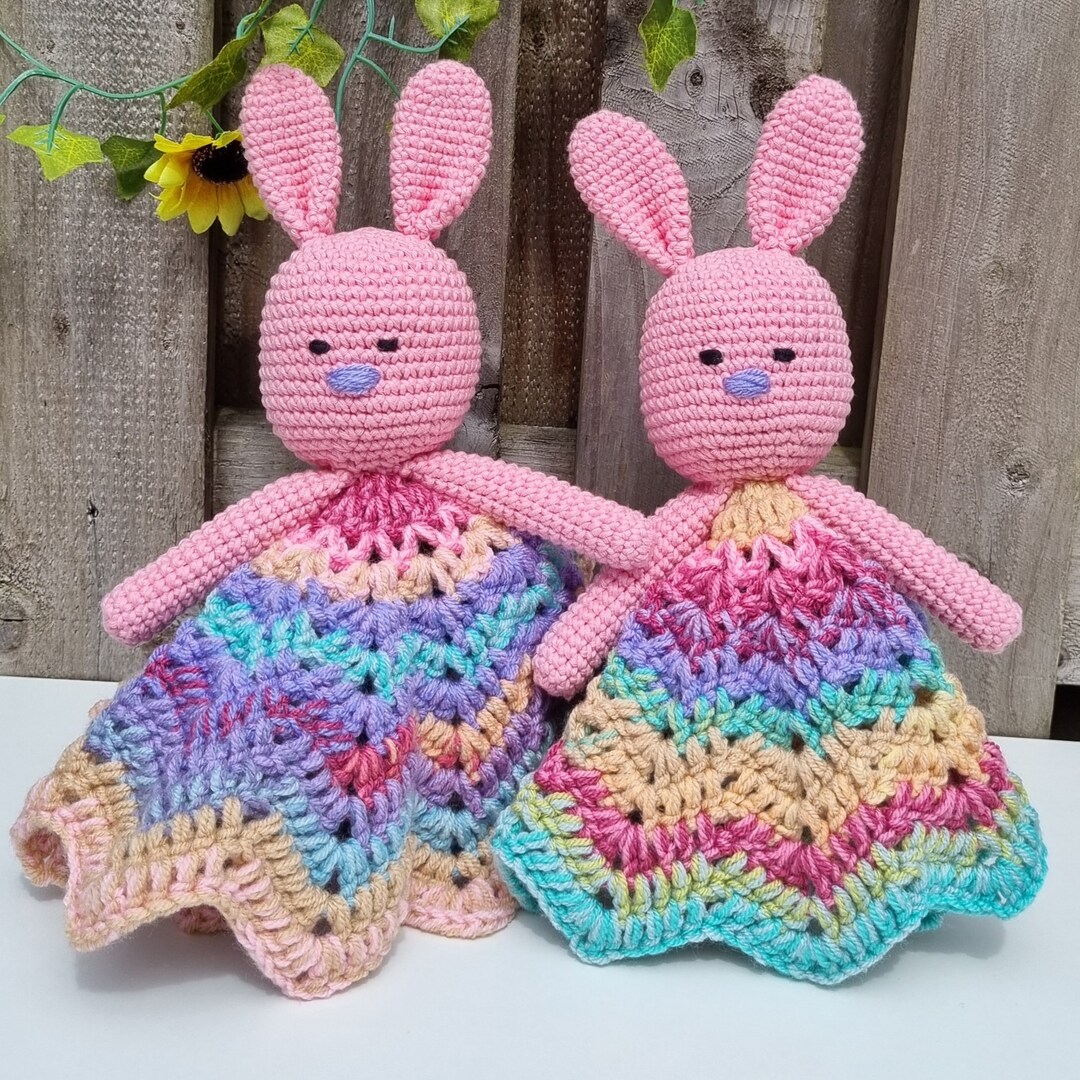 Crochet Pattern - Bunny Security Blanket Comforter - Etsy