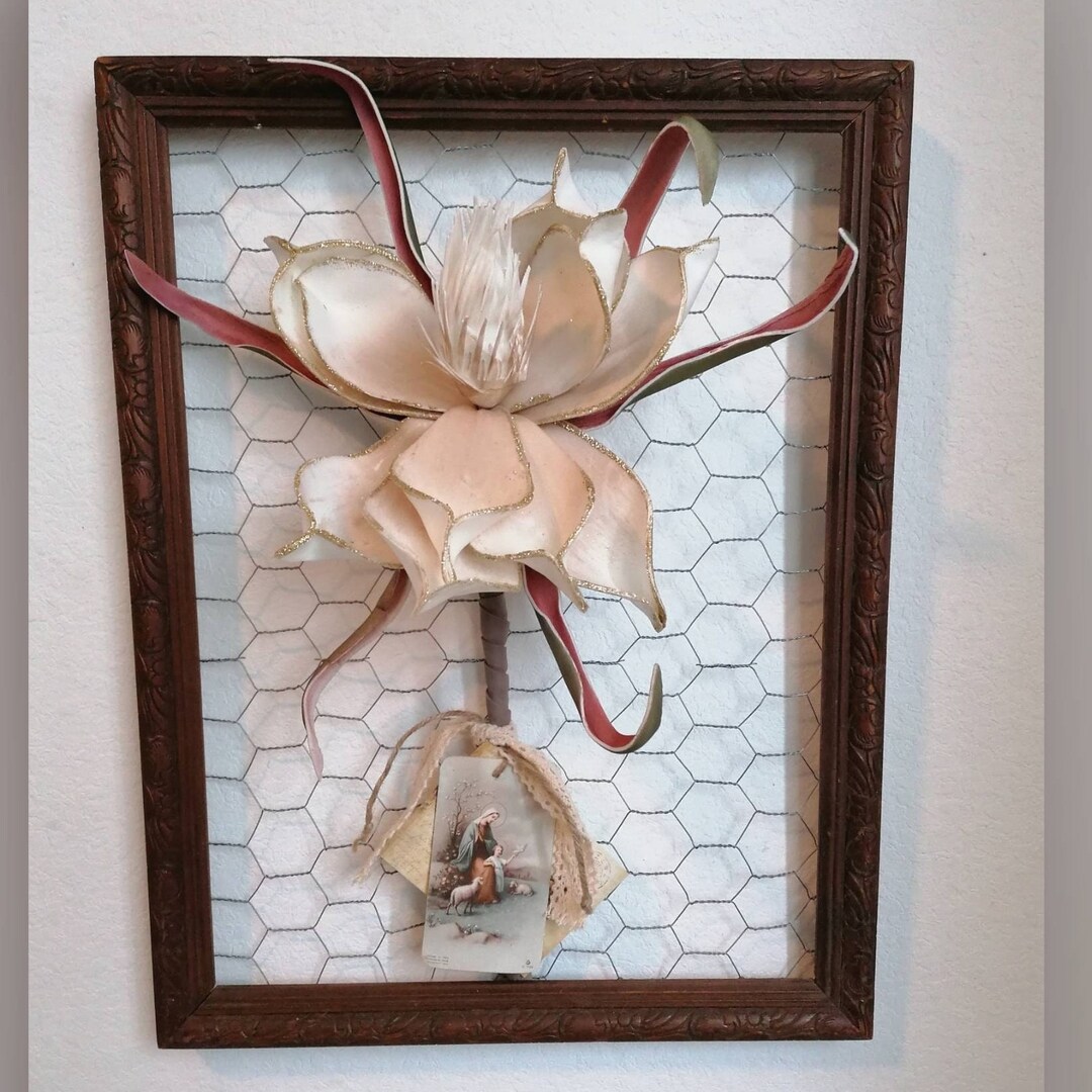 Great Picture Frame Pin Board Flower - Etsy