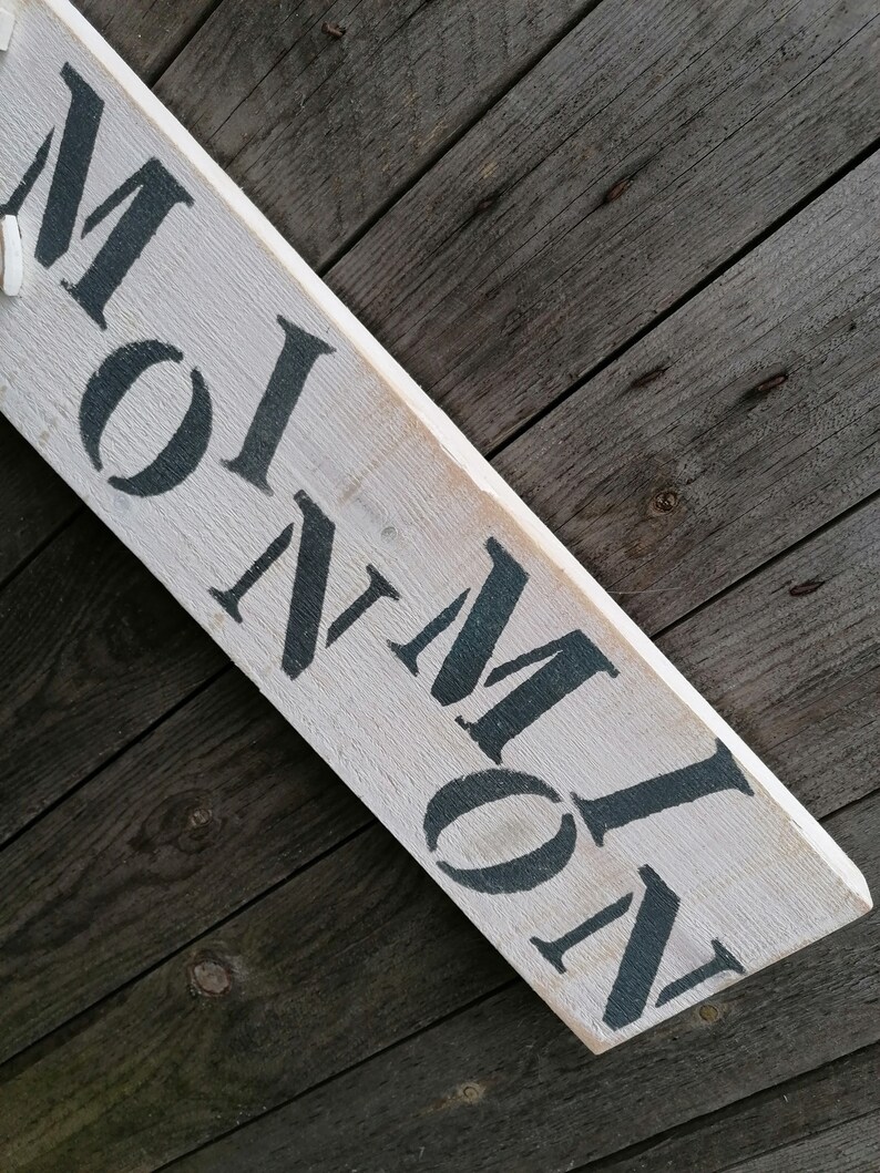Large Wooden Sign Moin MOIN - Etsy