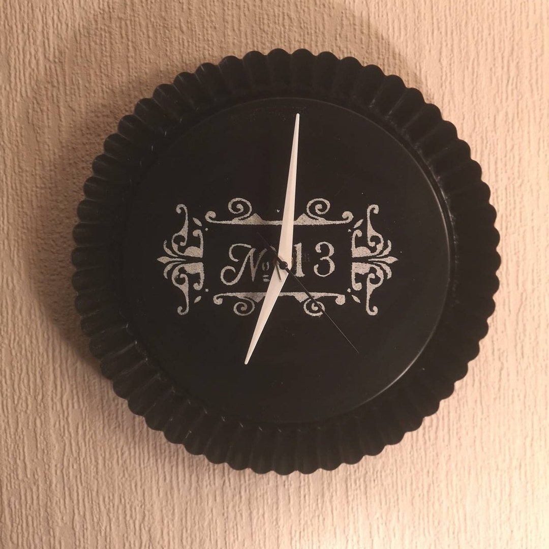 Wall Clock DIY Kitchen Clock Upcycling - Etsy
