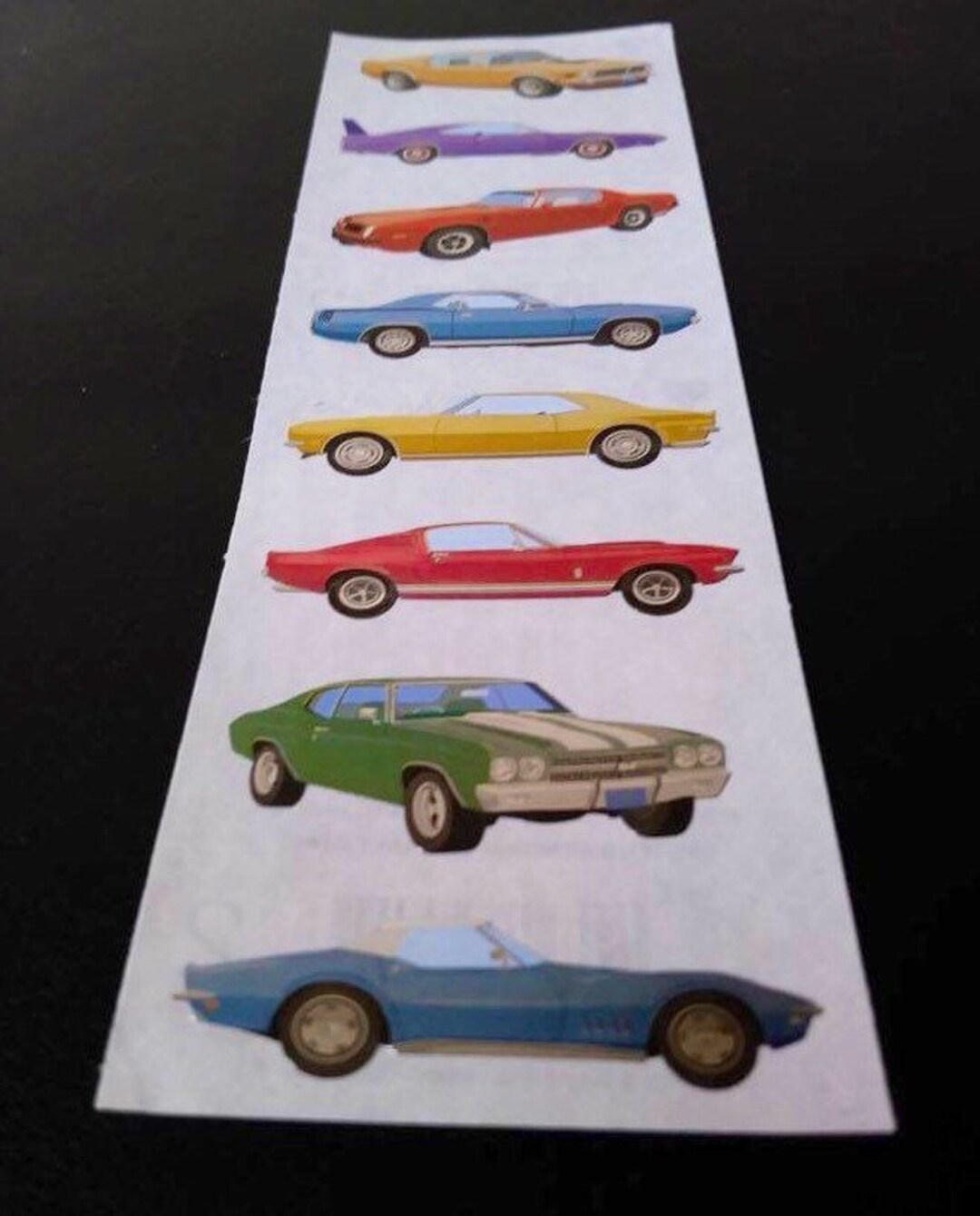 Rare Mylar Classic Automobile Stickers Mrs Grossman's - Etsy
